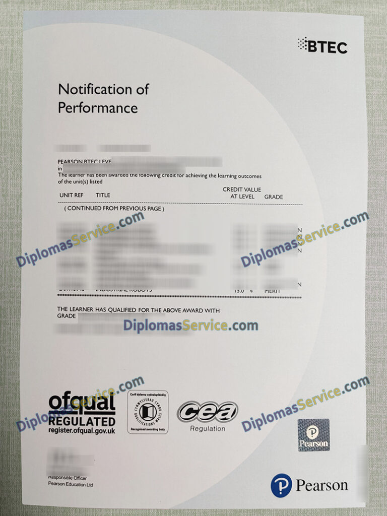 How to create BTEC notification of performance accurately