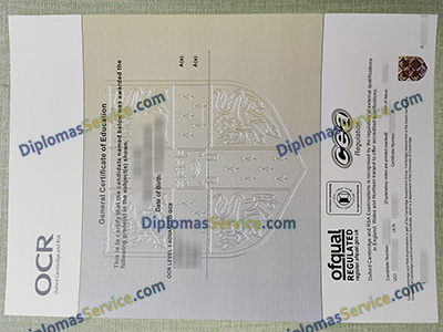 Importance of the OCR GCE Certificate