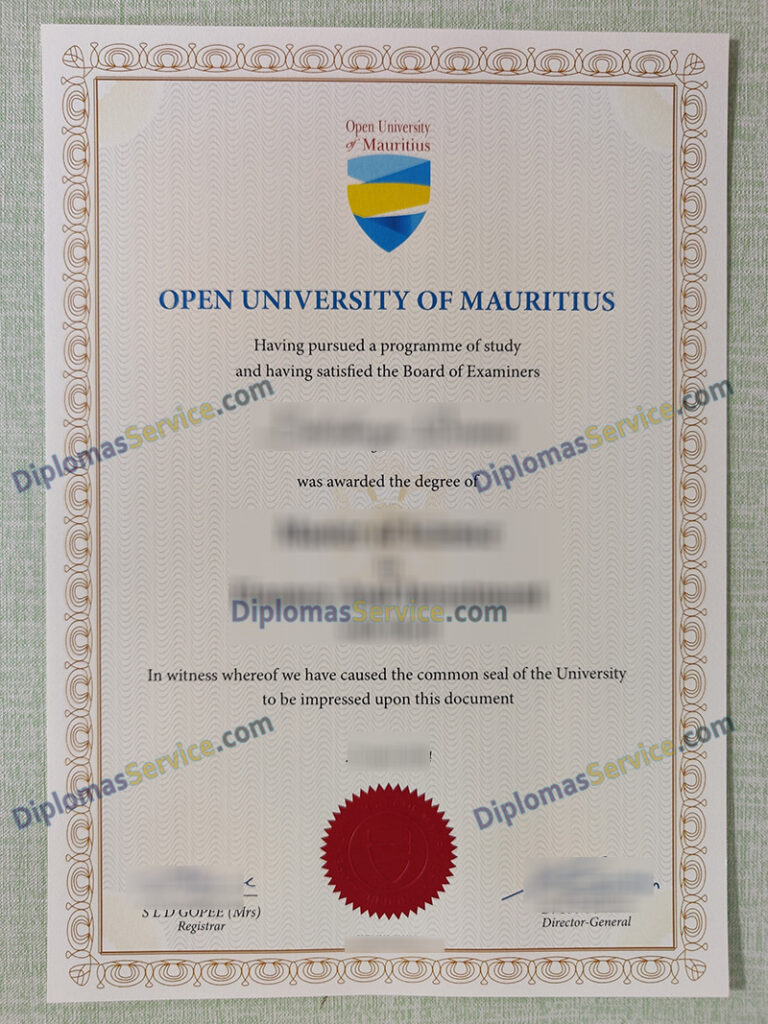 The Truth behind Making Open University of Mauritius Degree