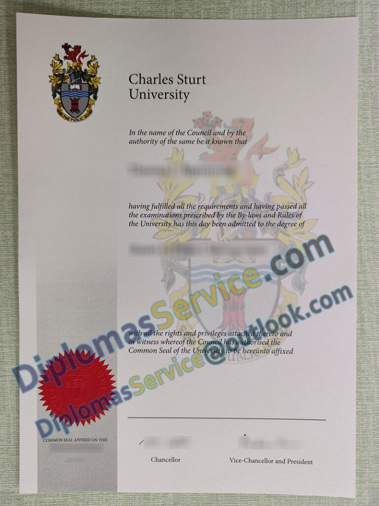 A simple way to get Charles Sturt University degree