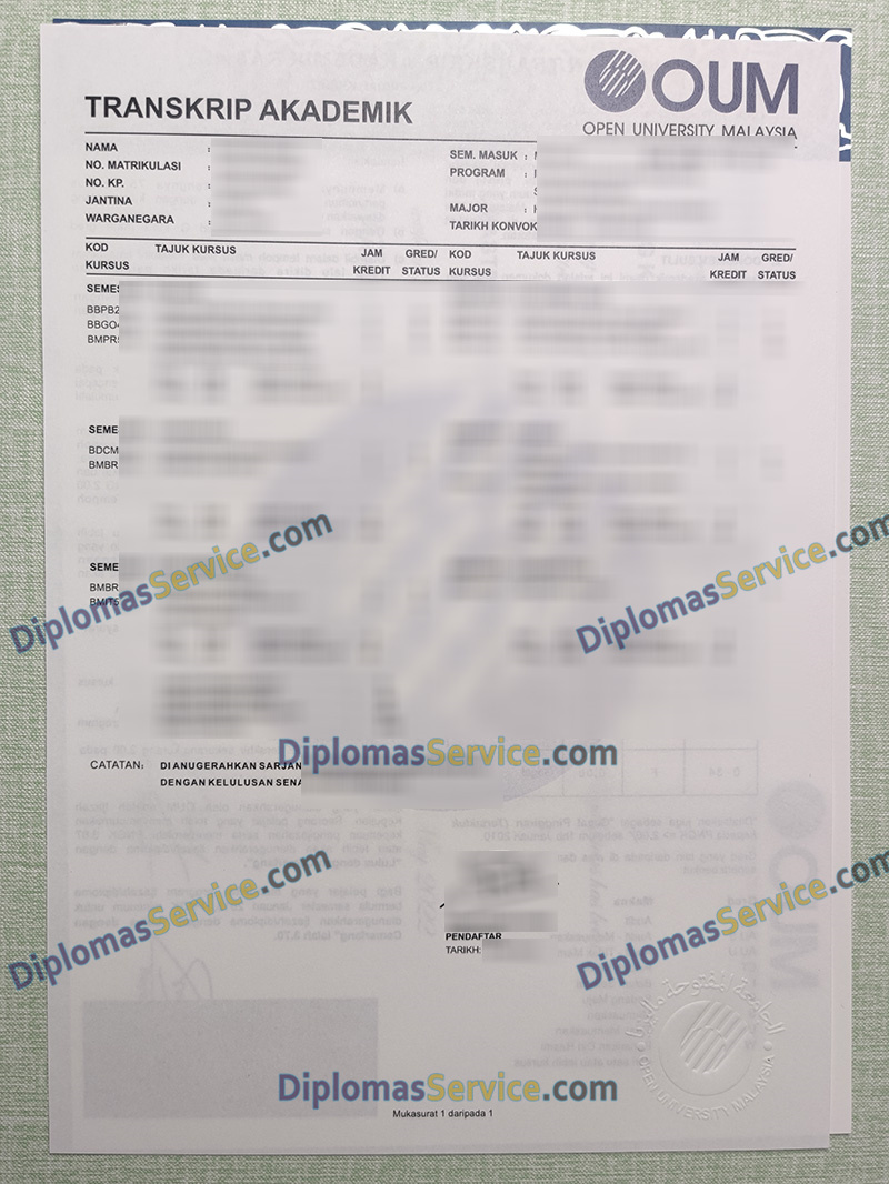 Actionable ways to get Open University Malaysia transcript