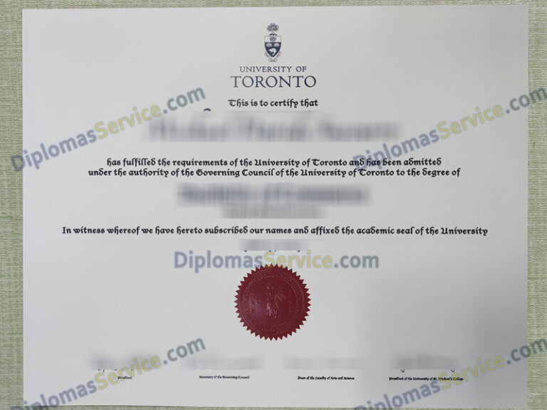 How to create the perfect quality University of Toronto diploma