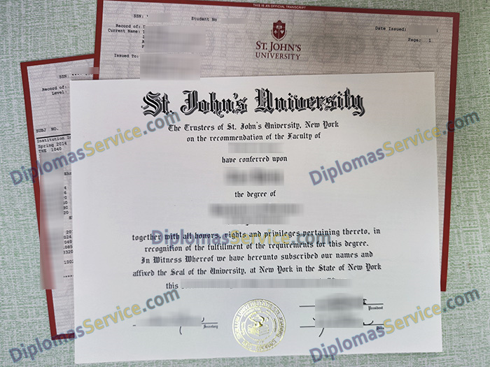Easy steps to get St. John's University diploma and transcript