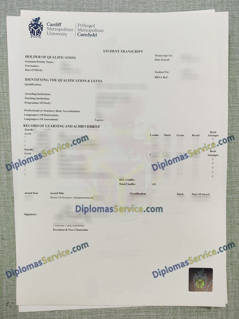 3 Tips to obtain Cardiff Metropolitan University transcript