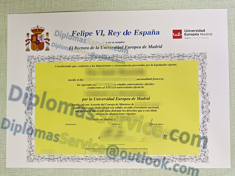 How to get a Universidad Europea de Madrid título in 10 days