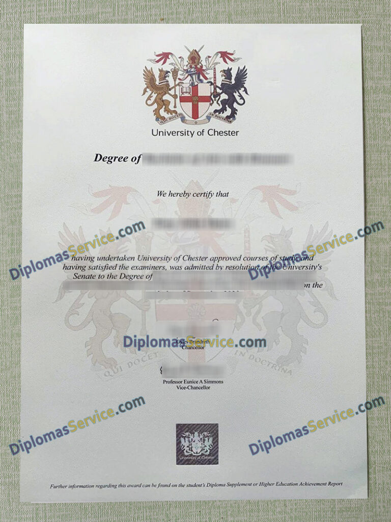 Best website to order a University of Chester degree