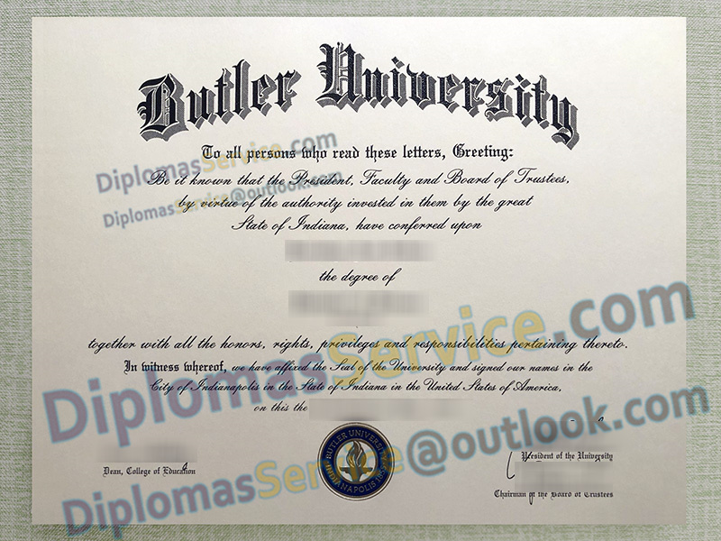 Incredible things when you ordering a Butler University degree