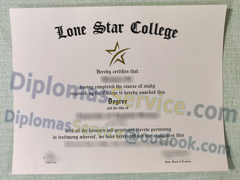 Unique ways to make Lone Star College diploma
