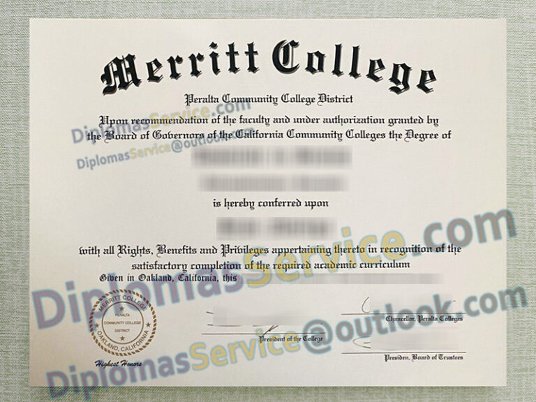 3 Strategic ways to order a Merritt College diploma