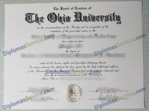 3 Unique ways to make Ohio University diploma