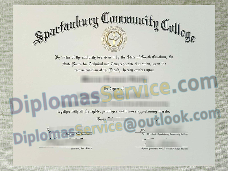 Most amazing ways to order Spartanburg Community College diploma
