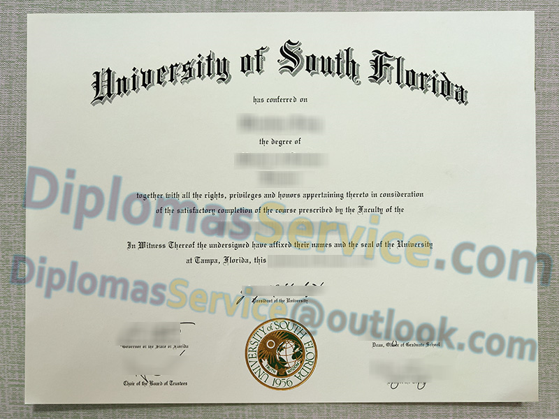 Pro tips to make University of South Florida diploma