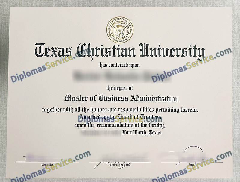 Unique ways to get Texas Christian University diploma