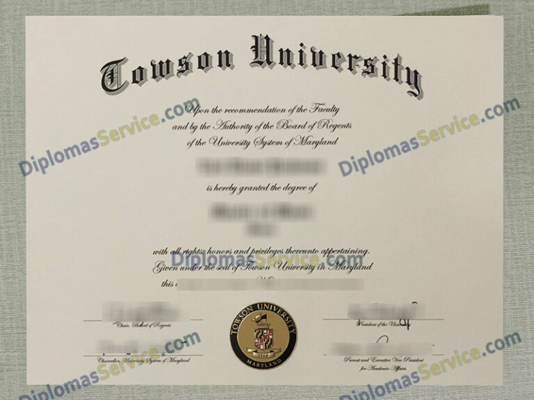 Secrets you need know about making a Towson University diploma