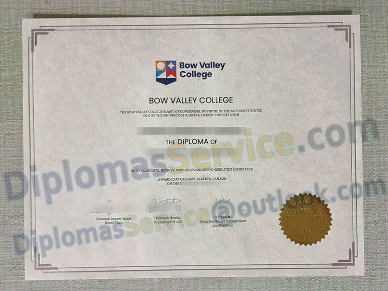 Creative method to get a Bow Valley College diploma