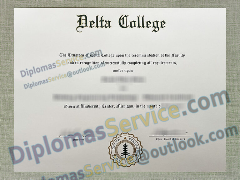 The guaranteed method to make Delta College diploma