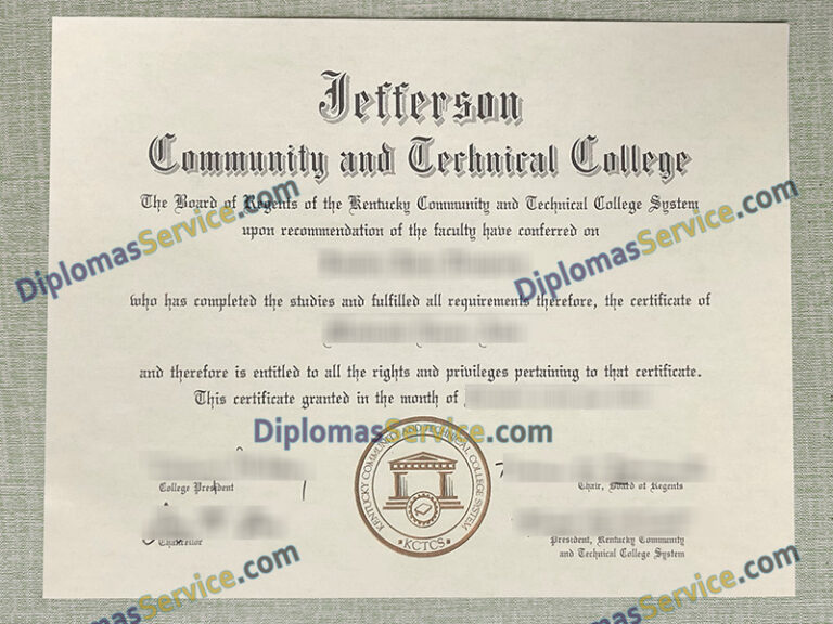 5 steps to get Jefferson Community and Technical College diploma