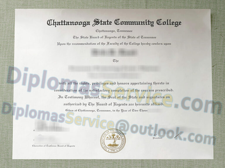 A simple way to get Chattanooga State Community College diploma